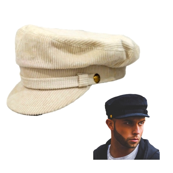 Sterkowski | Accessories | Nwot Retro Sterkowski Lennon Corduroy Breton ...